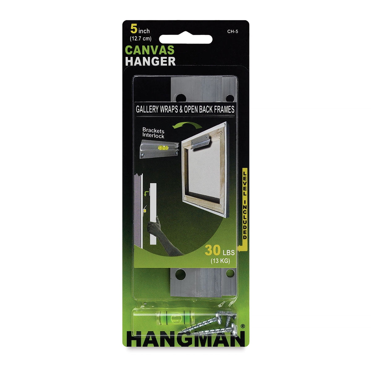Hangman Frame and Canvas Hanger - 20 lb Capacity, 5" - Walmart.com