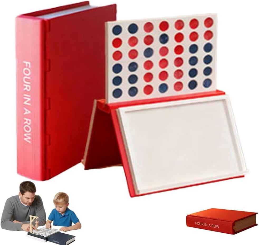 Hangman Game 3D Printed Book Board Game Magnetic Chess Set Book Style ...