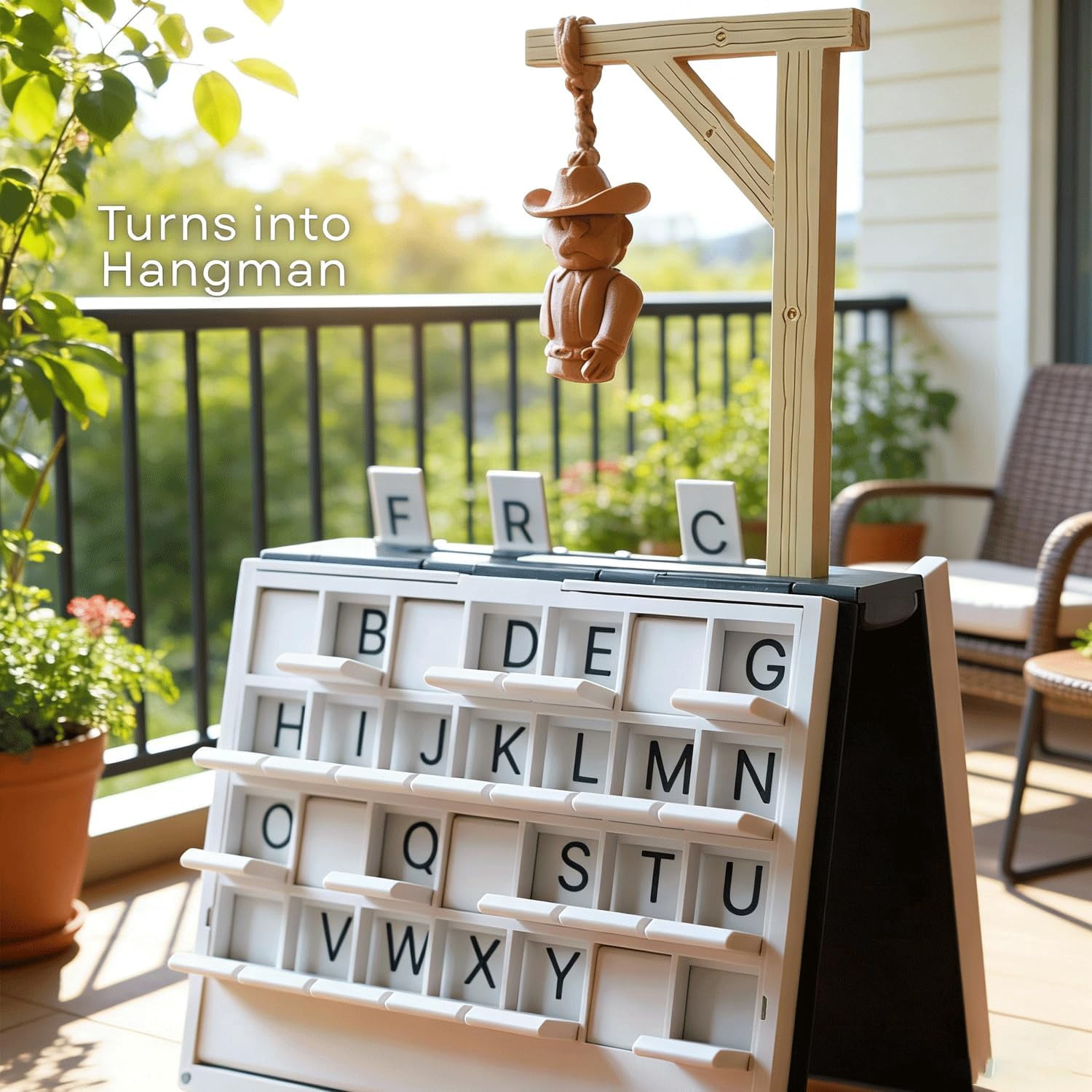 Hangman Game Cowboy 3D Printed, Playbook Board Game, Book Board Games ...