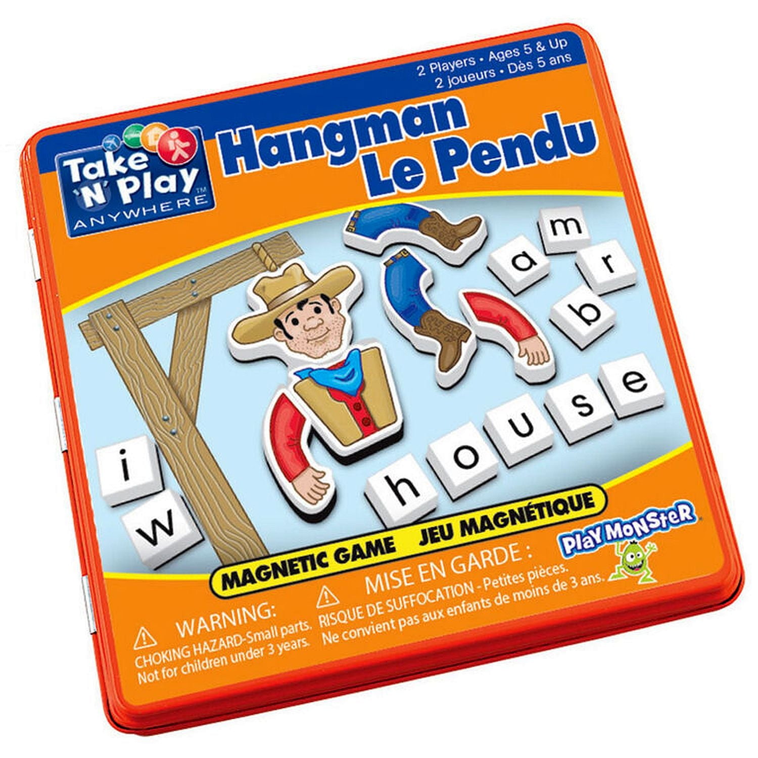 Hangman Game Tin (Bilingual) - Walmart.com