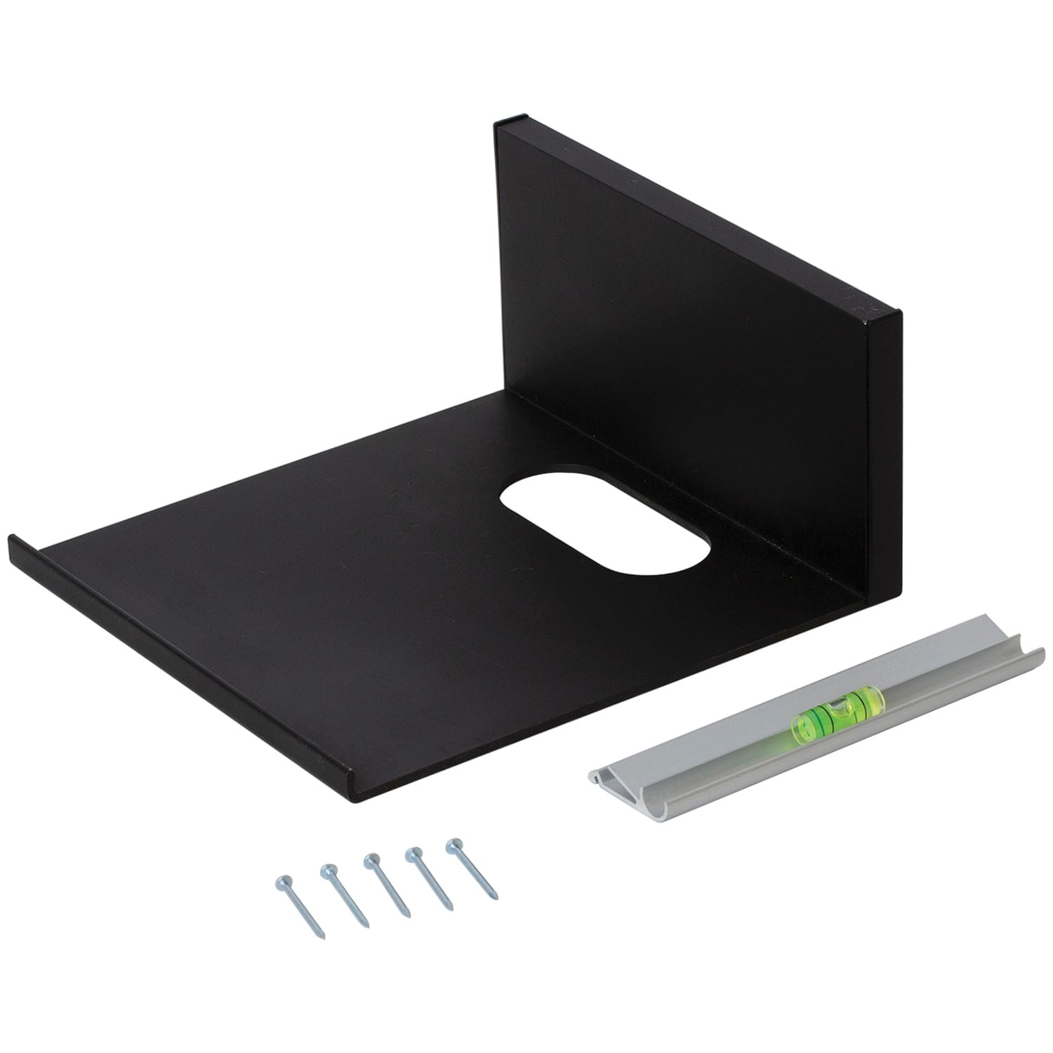 Hangman No Stud Smart Device Shelf, Black, SMS-K, for Streaming Devices ...