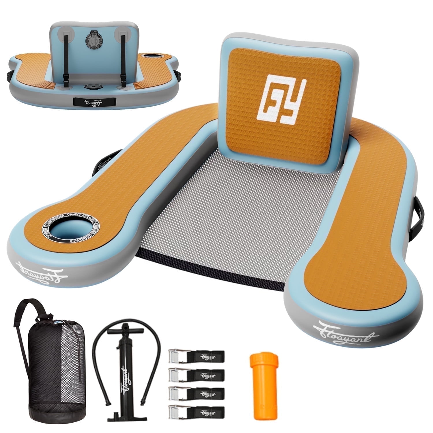 Hangout Floating Chair | Inflatable Floating Chair with Built-in Cup ...