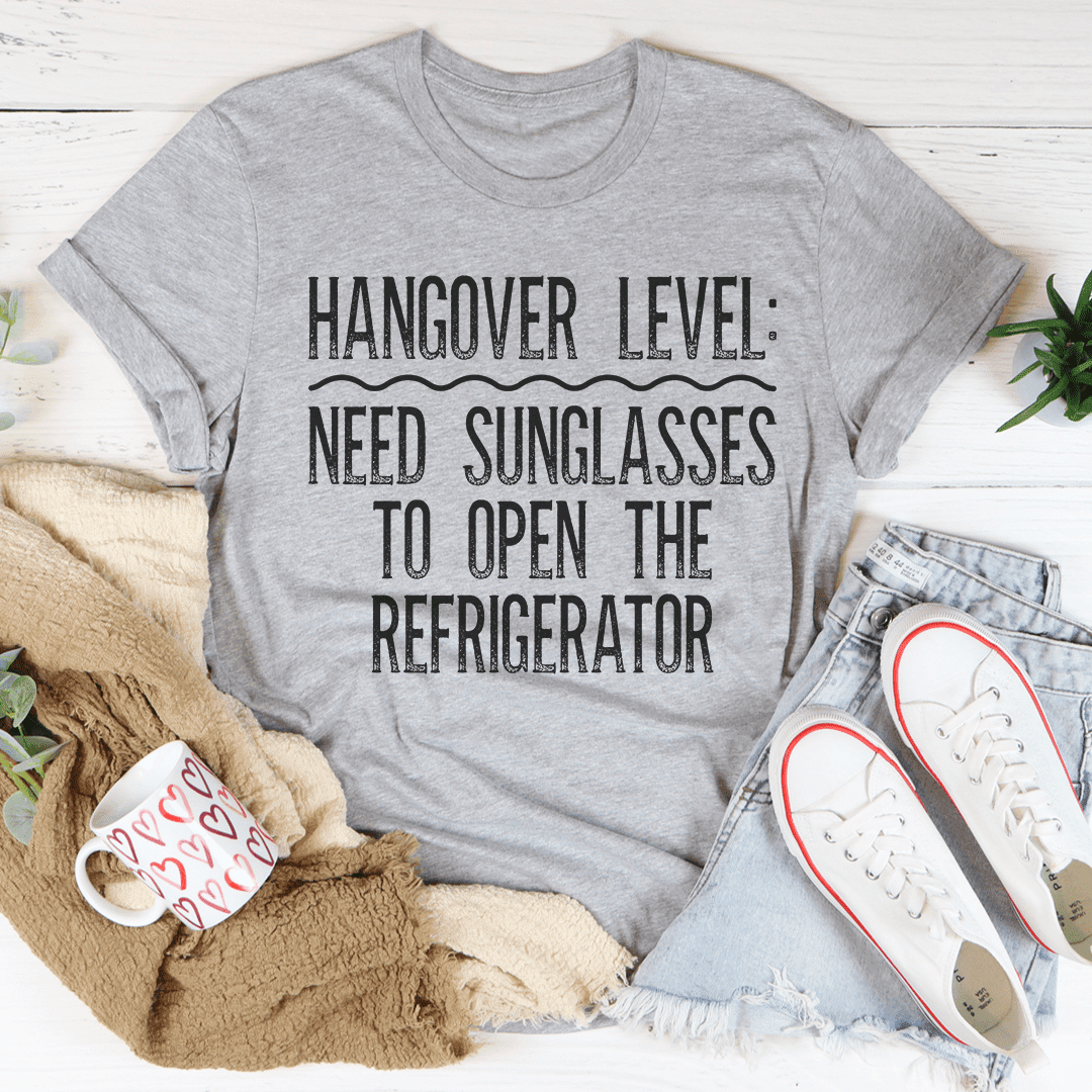 Hangover Level Tee Peachy Sunday T-Shirt - Walmart.com