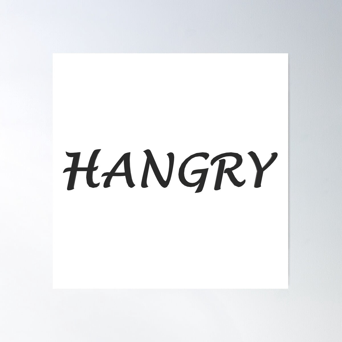 Hangry Poster Wall Art, Modern Wall Decor For Living Room Bedroom ...