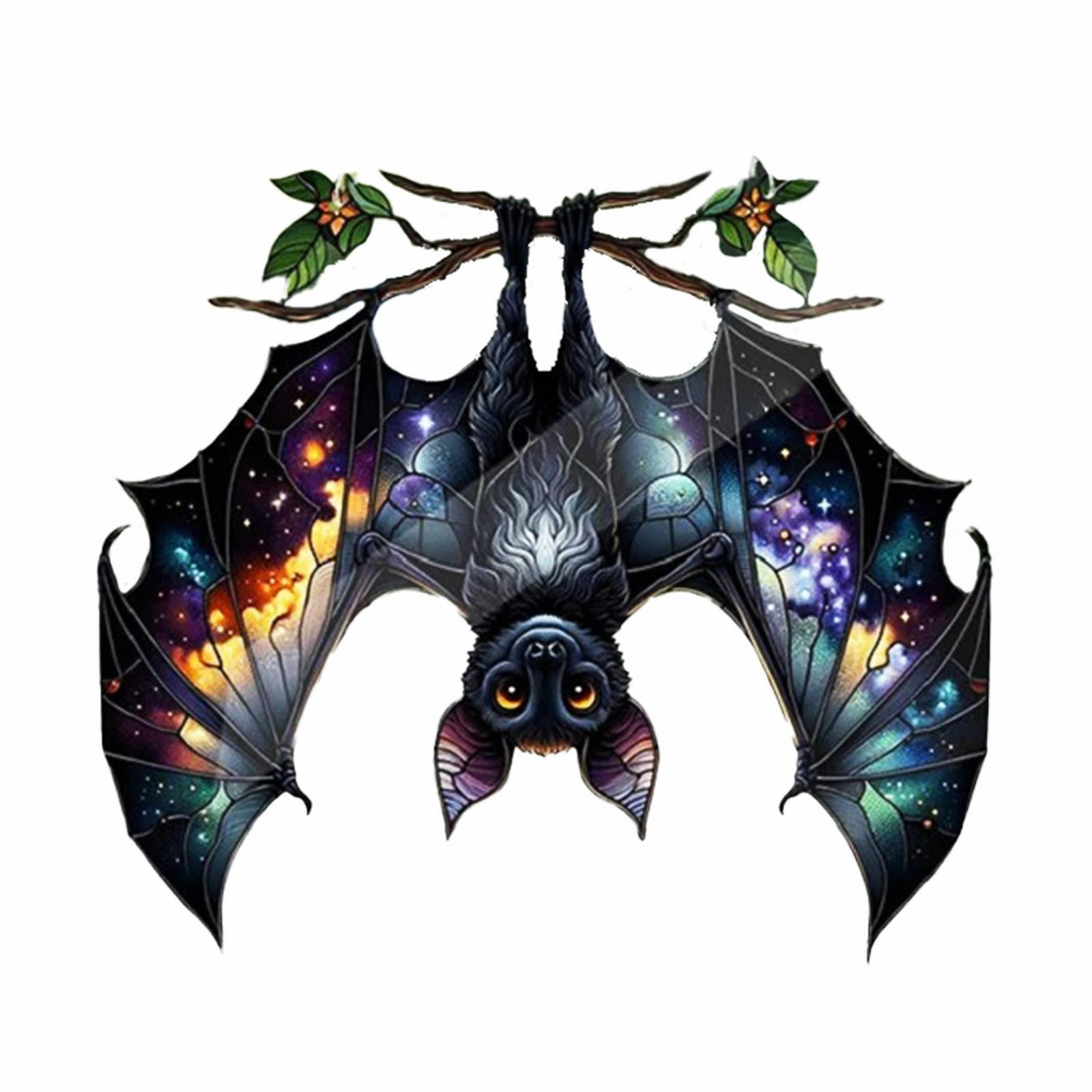 Hangs Bat Gothic Acrylic Window Hanging Indoor Decor Bat Lovers Gift ...