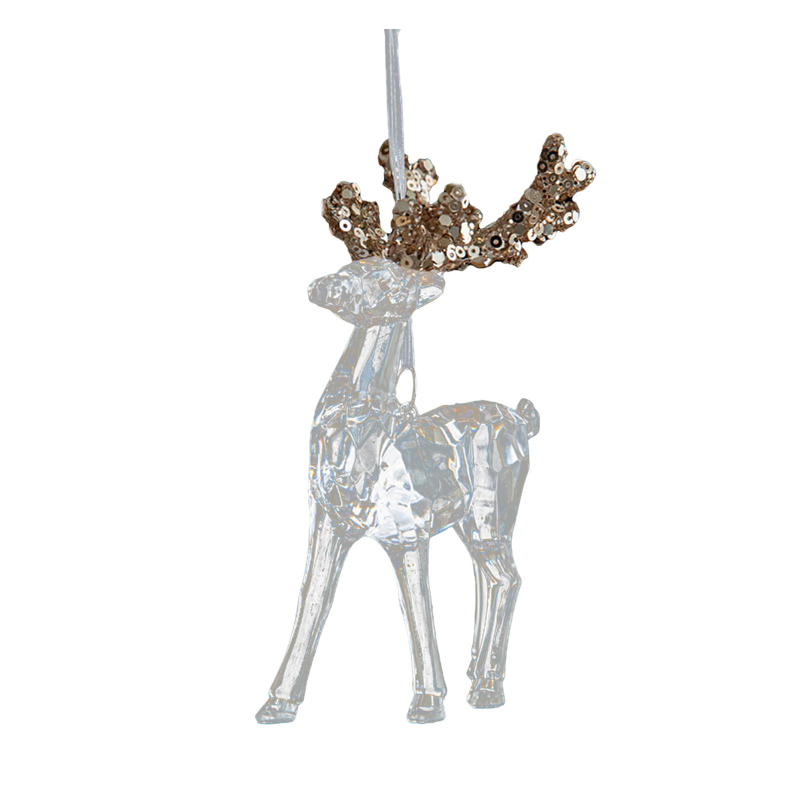 Hangs, Christmas Acrylic Reindeer Ornaments. Three Styles: Sitting ...