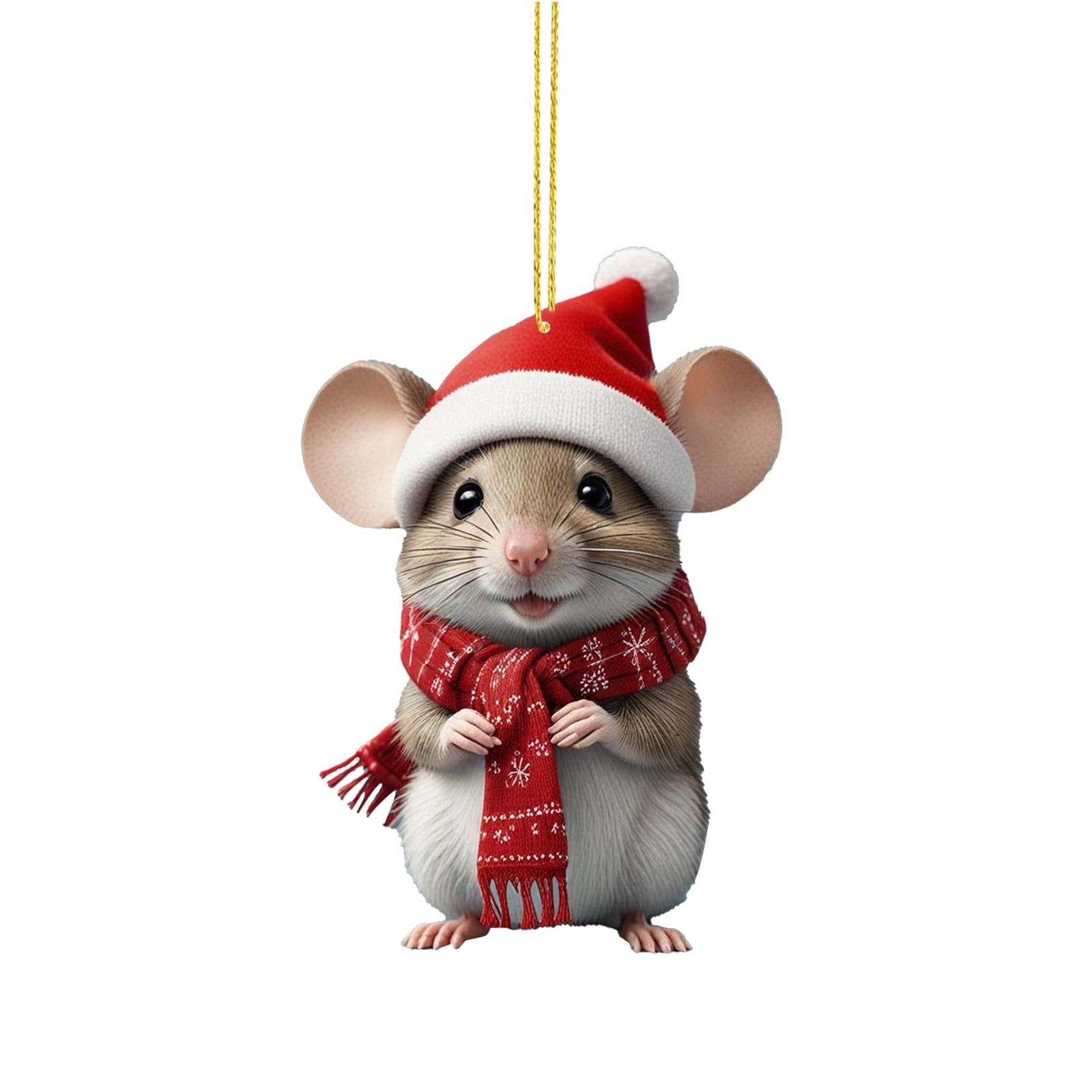 Hangs Christmas Pendant Decoration - 2D Double Printed Acrylic Ornament ...