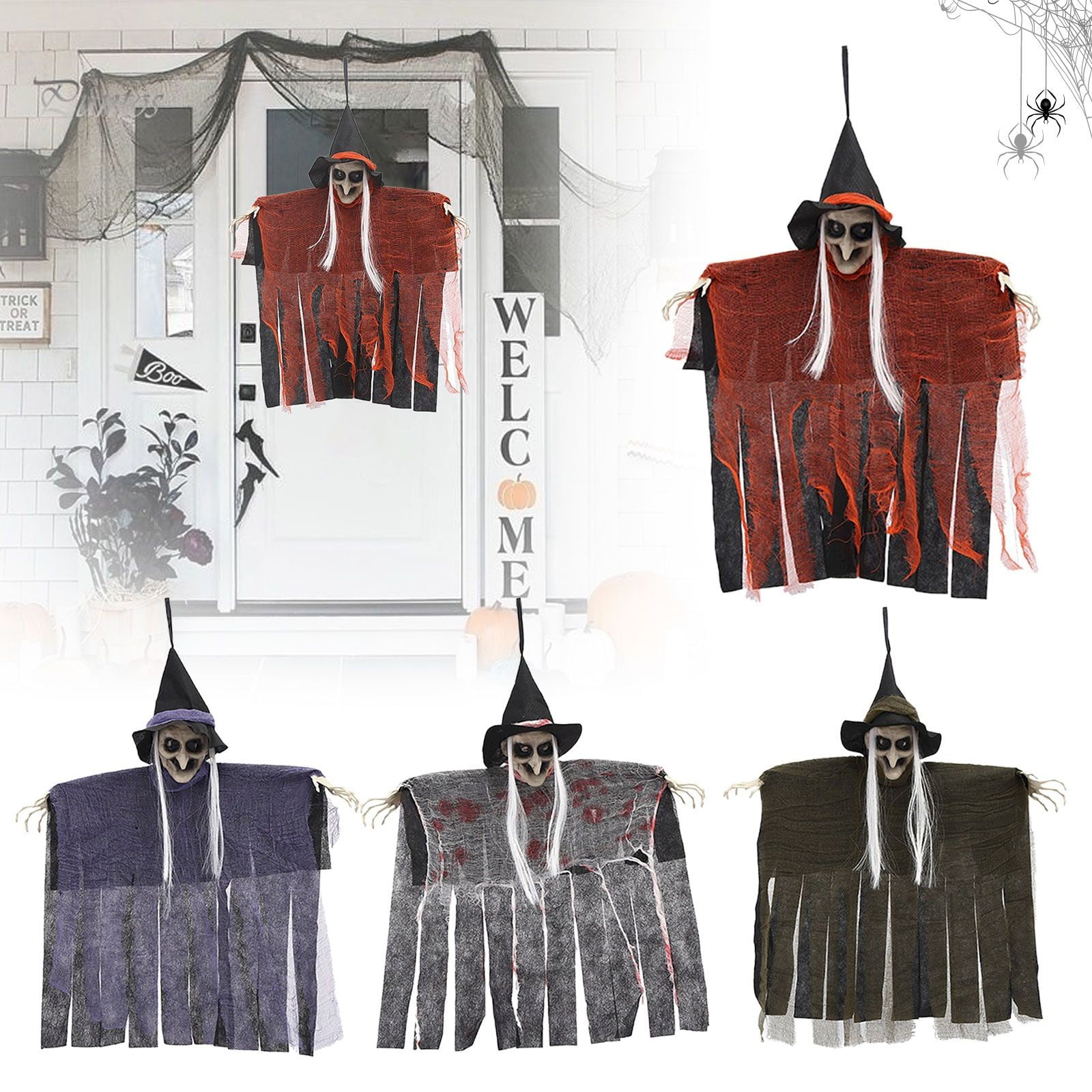 Hangs! Hanging Skeleton Halloween Decorations Halloween Hanging ...