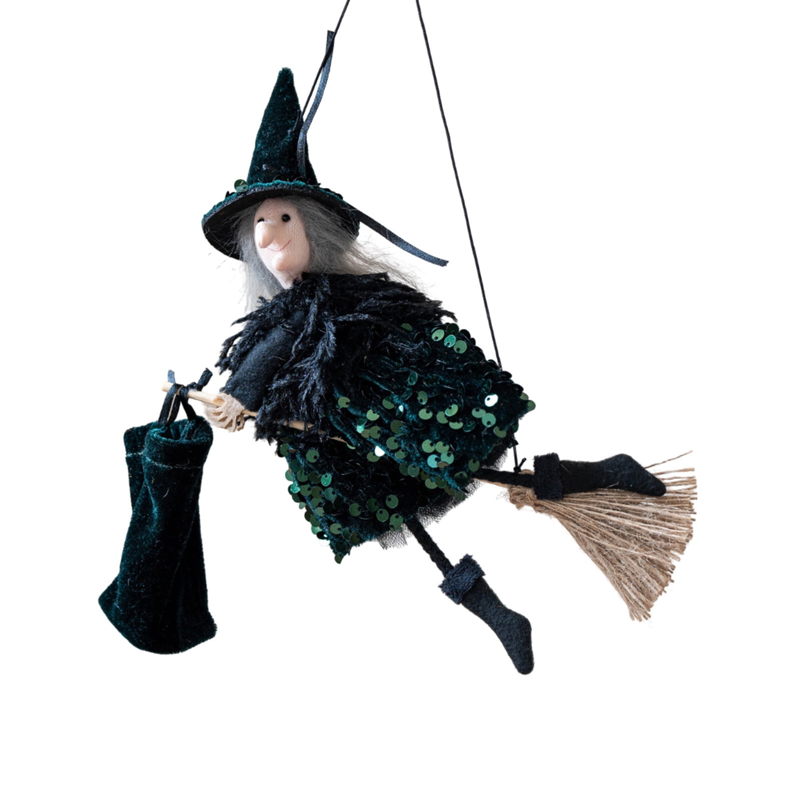 Hangs Hovering Witch On Flying Witch Halloween Hangable Skirt Party ...