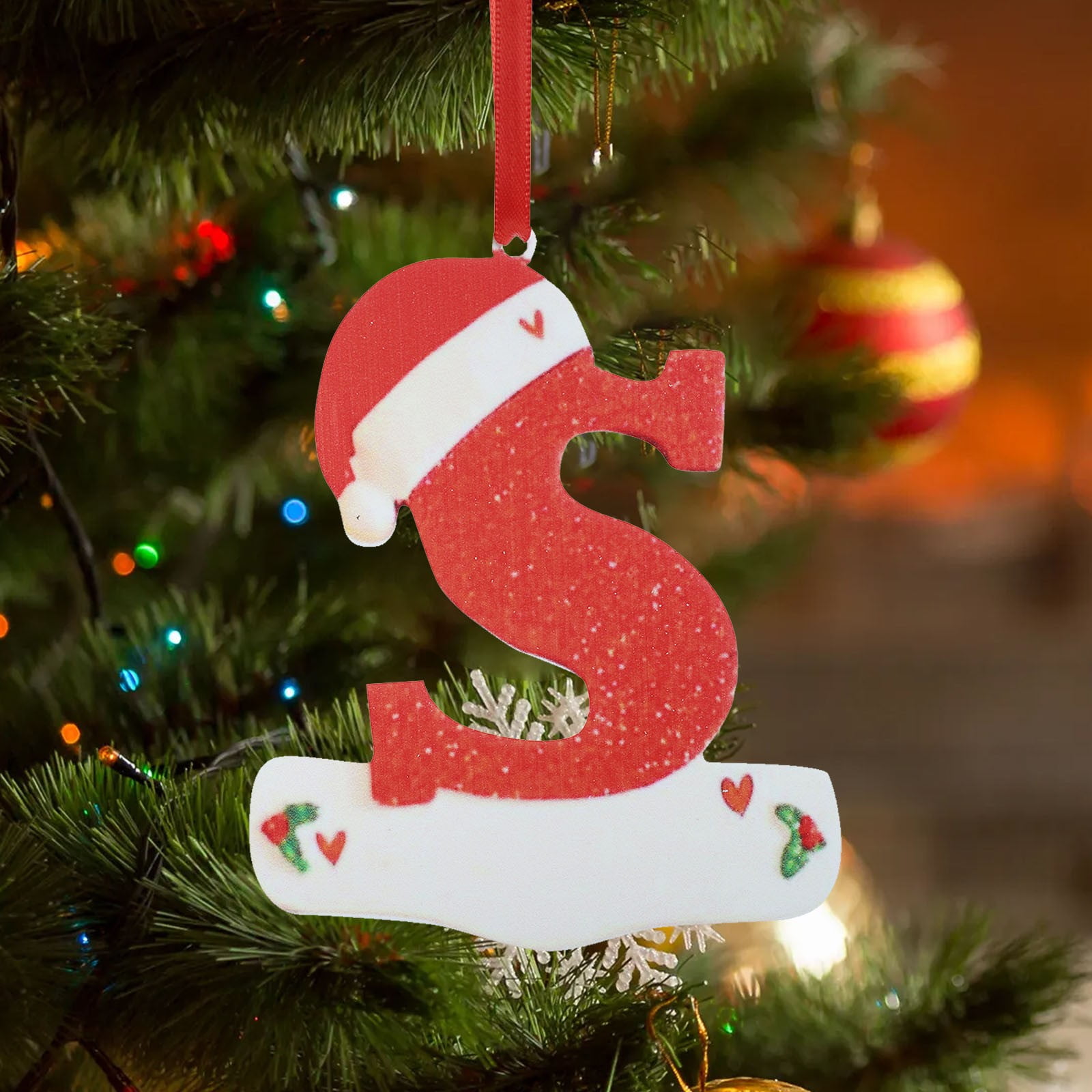 Hangs Letter Christmas Decorations Letter Ornaments for Festive Home ...