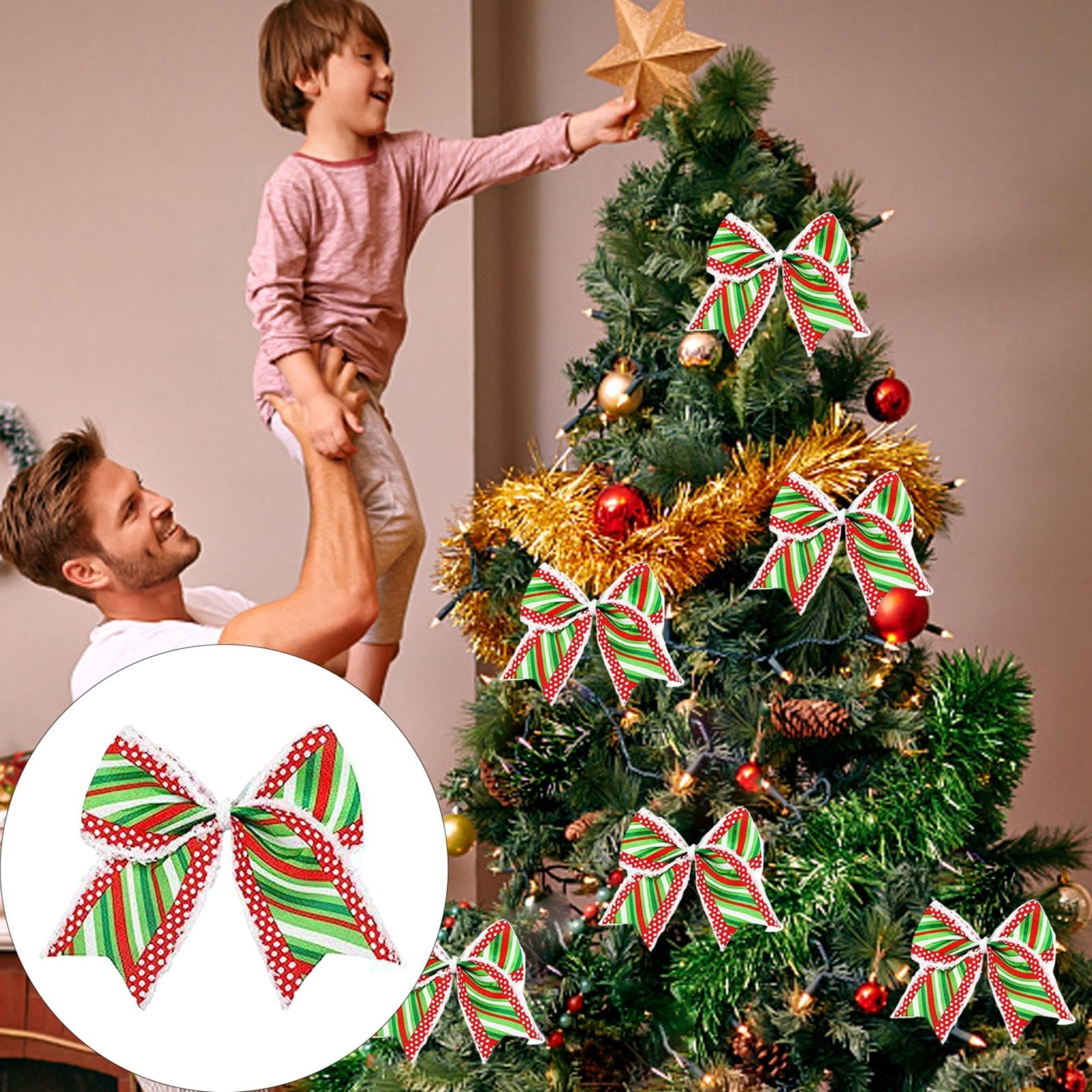 Hangsmart: Clearance Sale! 1X Bow Made of Plastic, Bows for Christmas ...