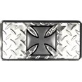 Hangtime Iron Cross 6x12 License Plate - Walmart.com