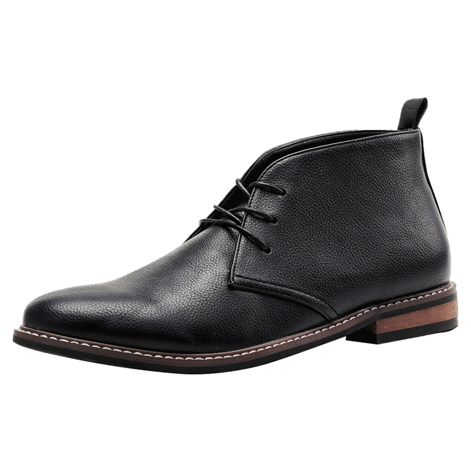 Hangyan Vintage Leather Boots For Men Classic Traditional Shoes With ...