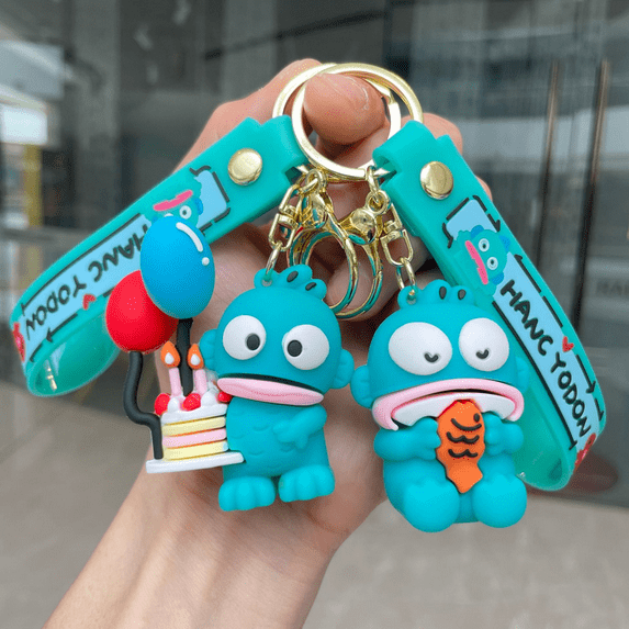 Hangyodon Keychains Gifts Key Chain Ring for Boys and Girls Keyring ...