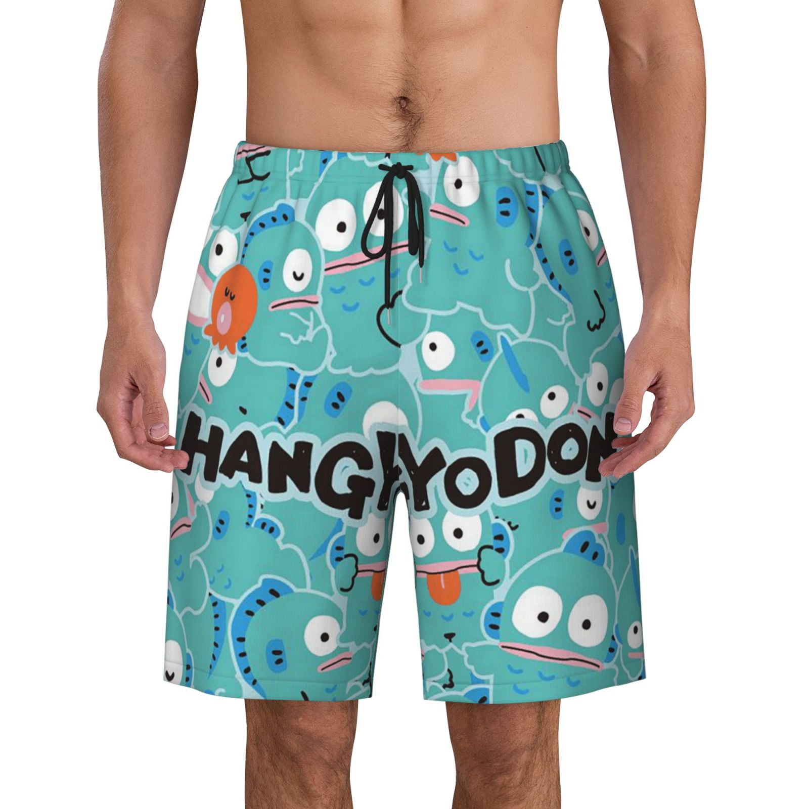 Hangyodon Men's Swim Trunks Quick Dry Board Shorts Bathing Suit ...