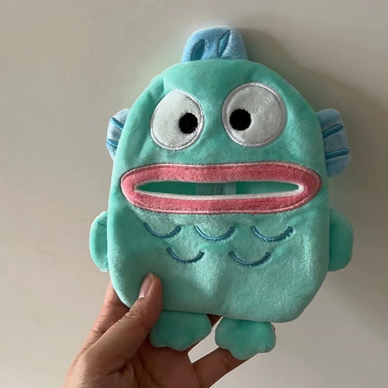 Hangyodon Tissue Box Anime Sanrio Plush Pendant Cartoon Cute Portable ...