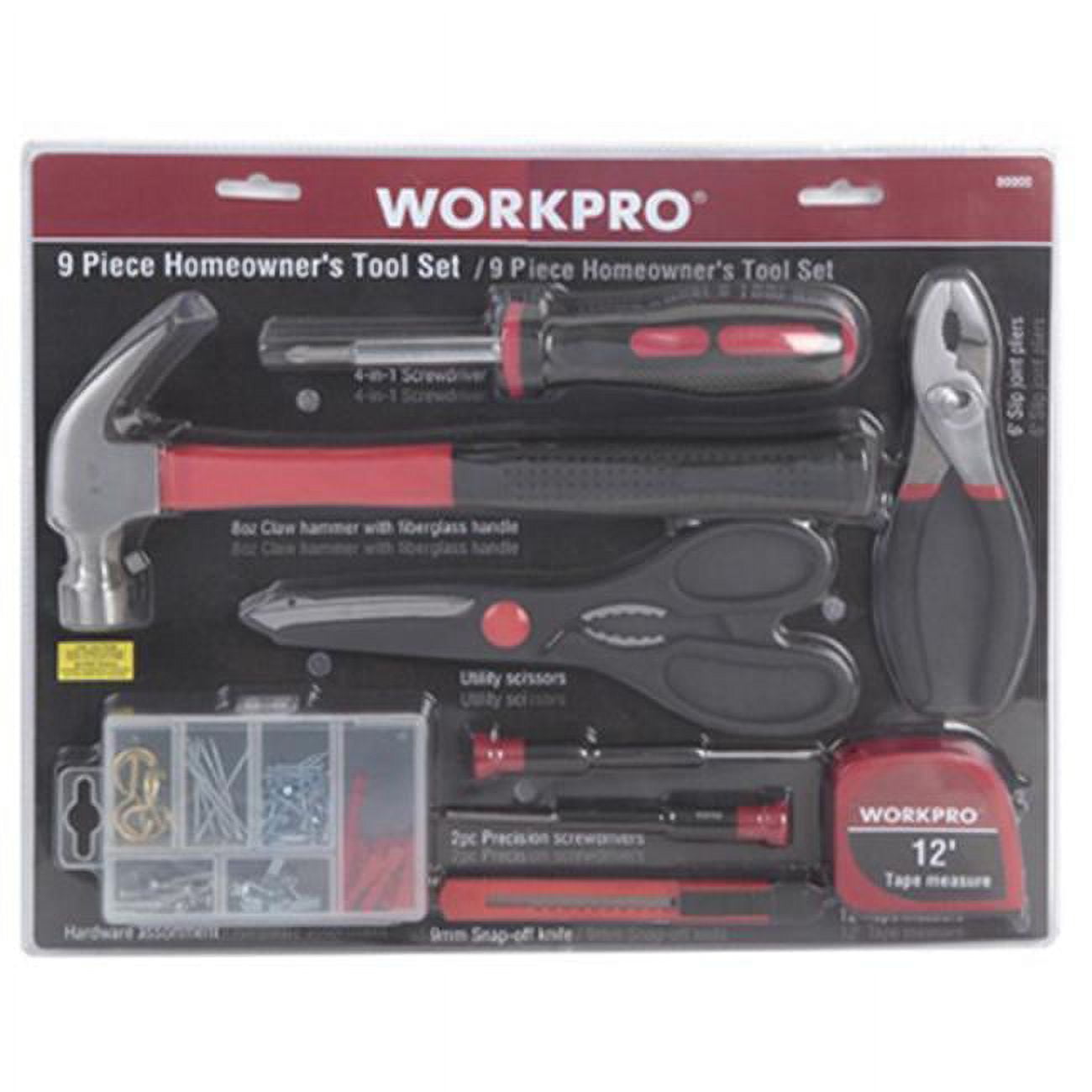 Hangzhou Great Star Indust 164664 Homeowner 's 9-Pc. Tool Set - Walmart.com