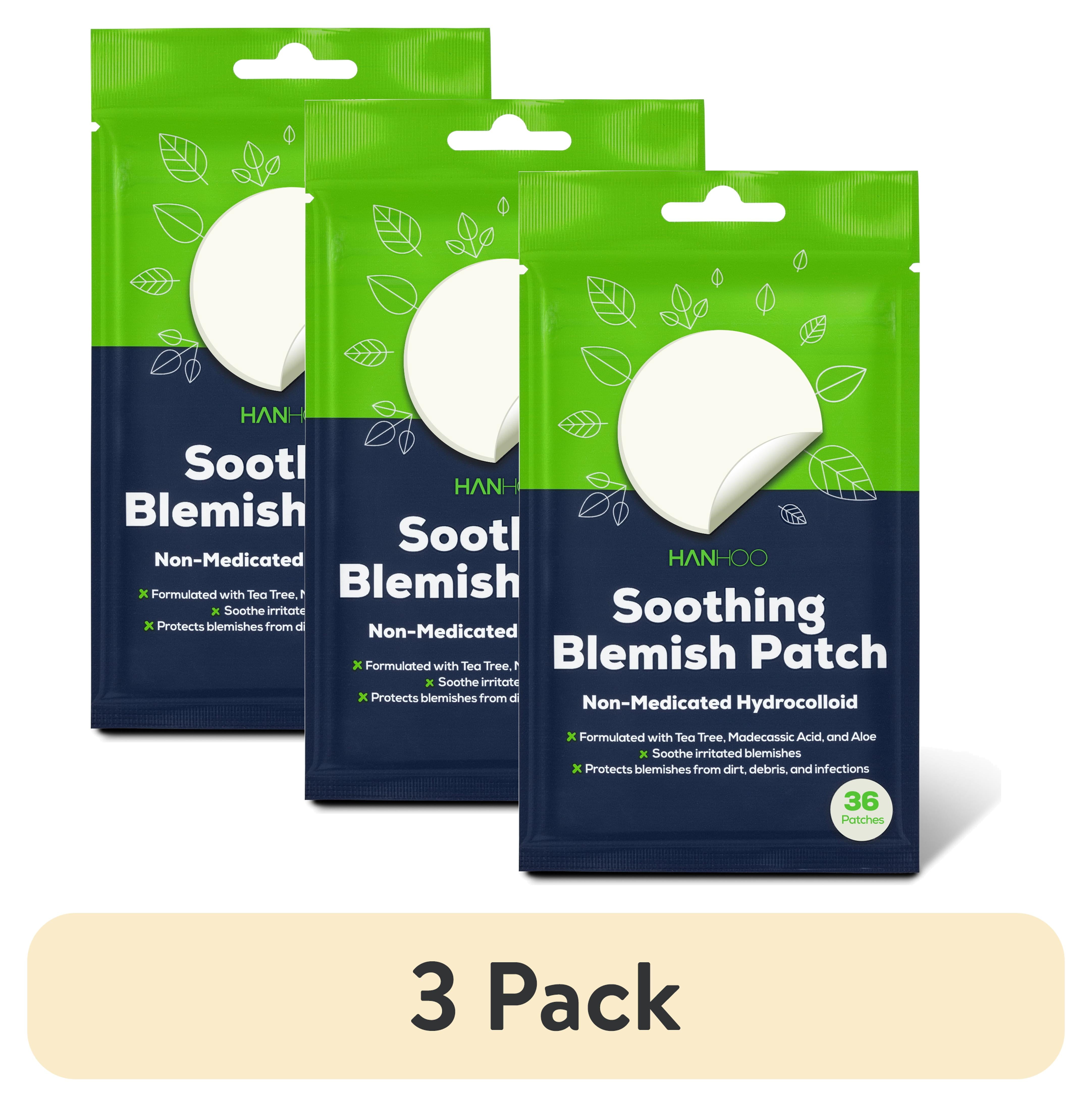(3 pack) Hanhoo Aloe Soothing Acne Patch, All Skin Types, 36 Ct ...