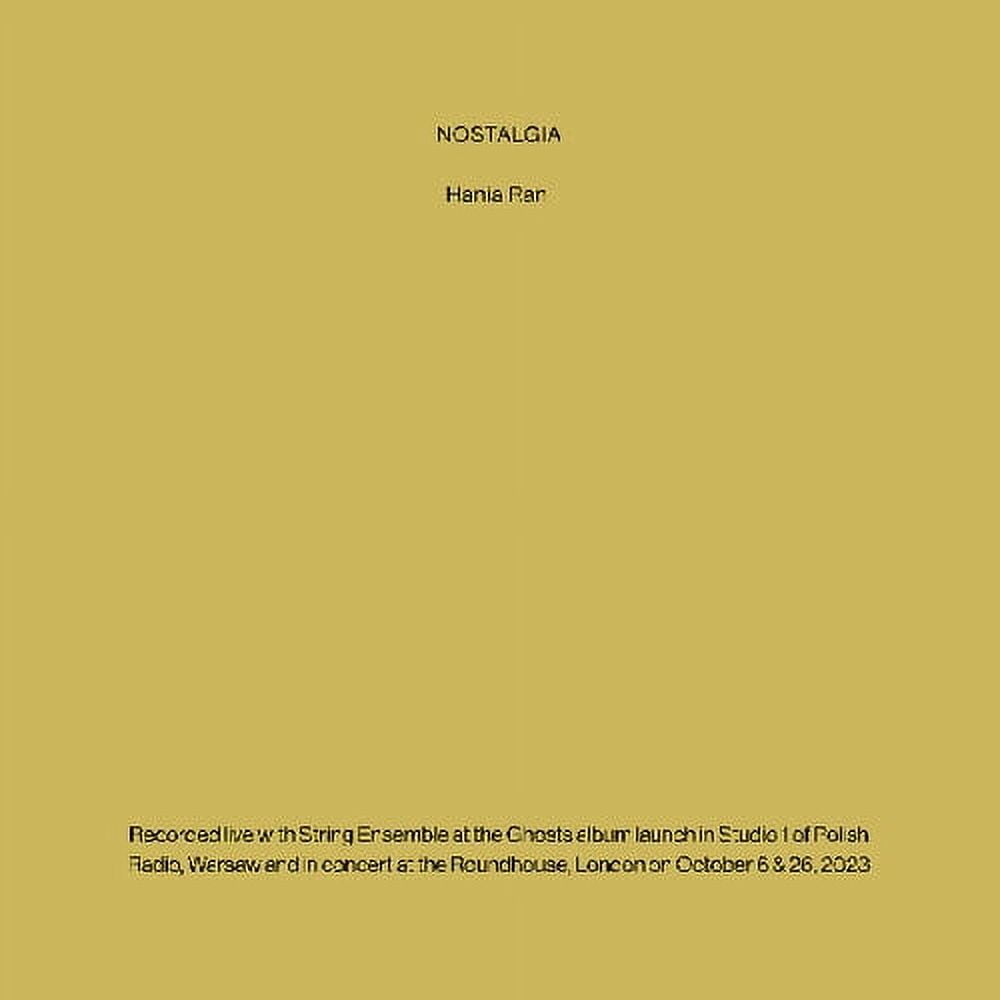 Hania Rani - Nostalgia - Music & Performance - Vinyl - Walmart.com