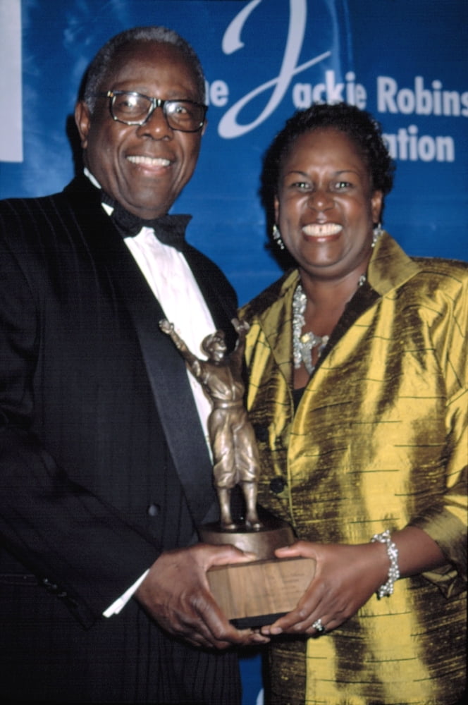 Hank Aaron And Sharon Robinson At Jackie Robinson Foundation Gala Ny ...