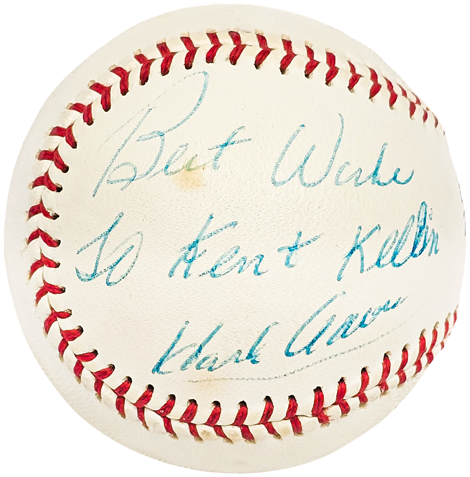 Hank Aaron Autographed Official Wilson Major League Baseball Atlanta ...