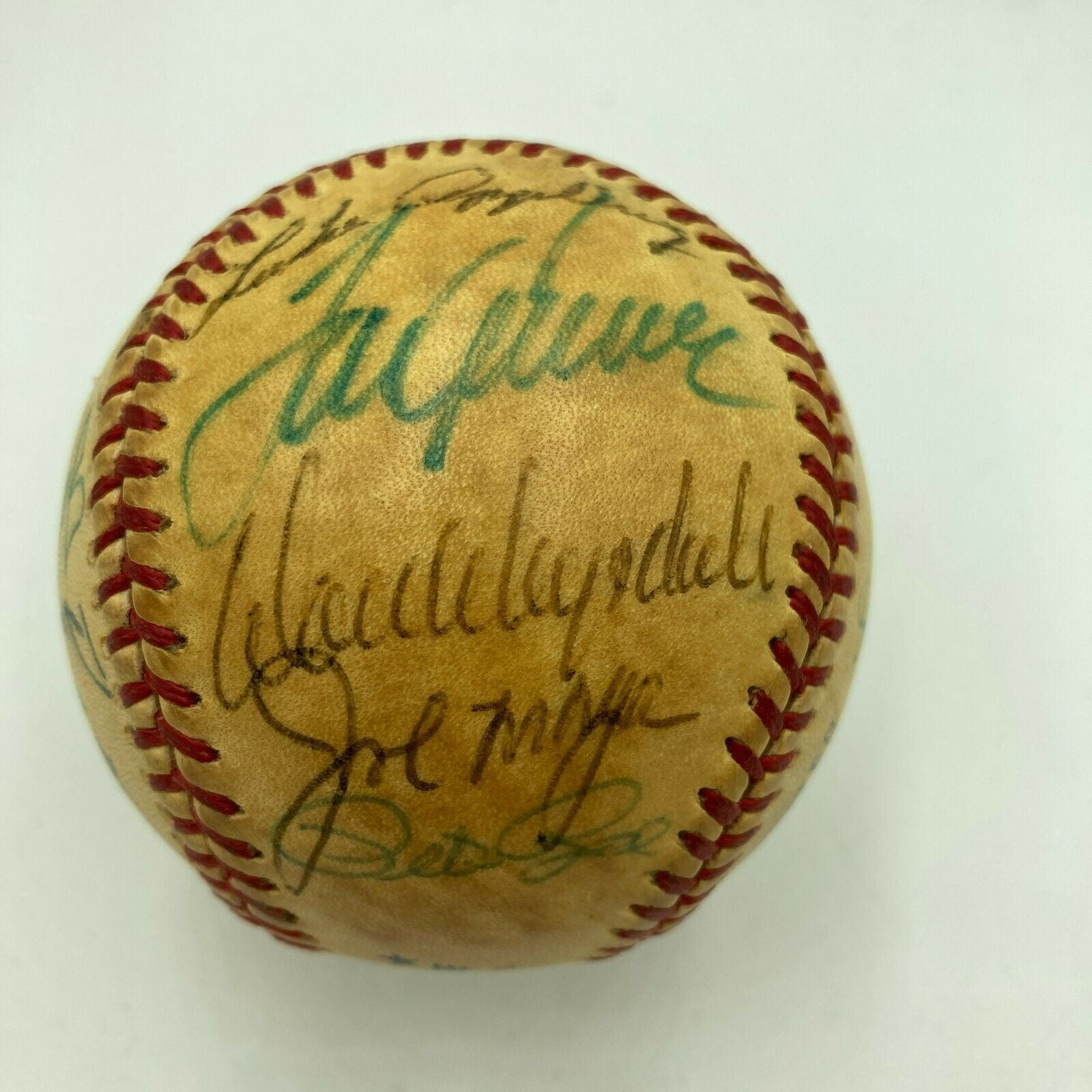 Hank Aaron Eddie Mathews Tom Seaver Hall Of Fame Multi Signed Baseball ...