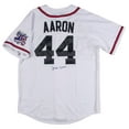 Hank Aaron Signed Authentic 715th Home Run Atlanta Braves Jersey JSA ...