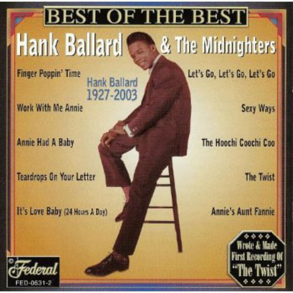 Hank Ballard - Best of the Best - Music & Performance - CD - Walmart.com