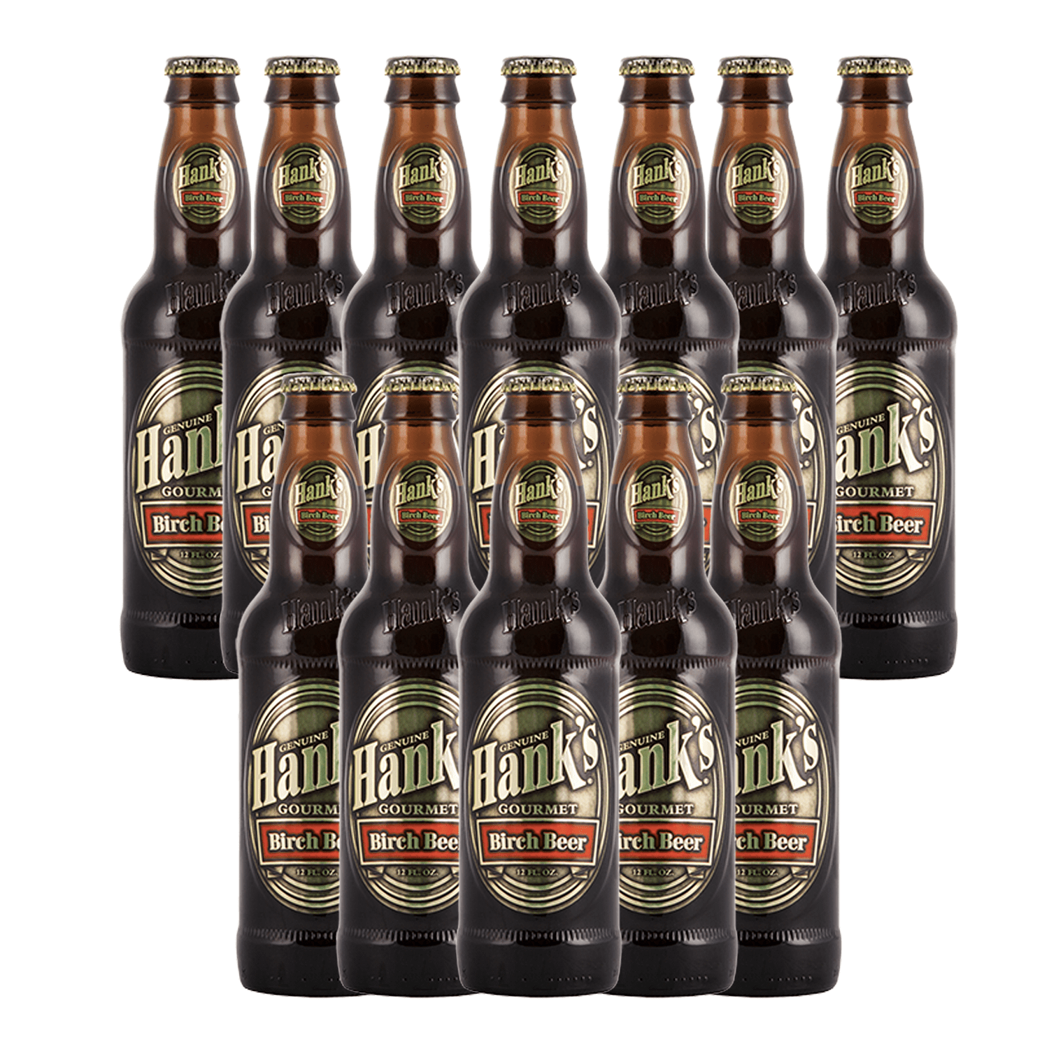 Hank's Genuine Gourmet Birch Beer, 12 fl oz Bottles – Premium Craft ...