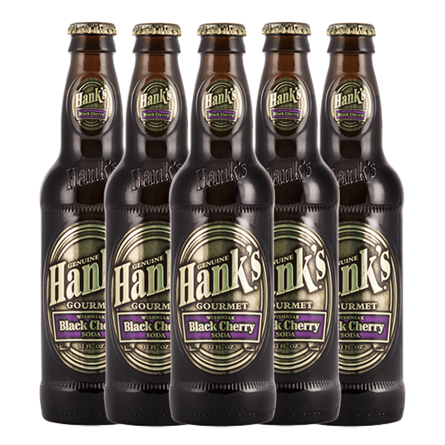 Hank's Genuine Gourmet Black Cherry Soda, 12 fl oz Bottles – Premium ...