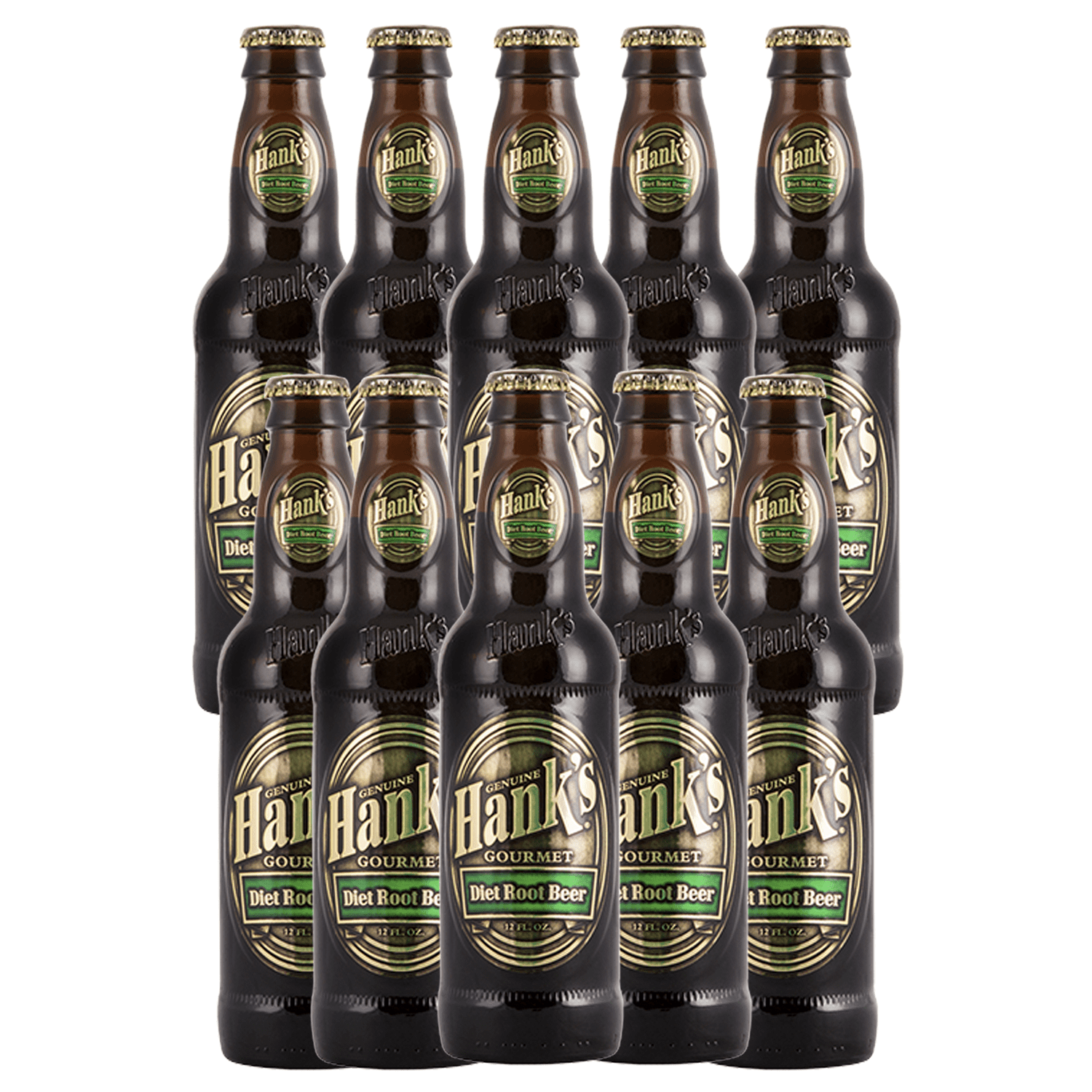 Hank's Genuine Gourmet Diet Root Beer, 12 fl oz Bottles – Premium Craft ...