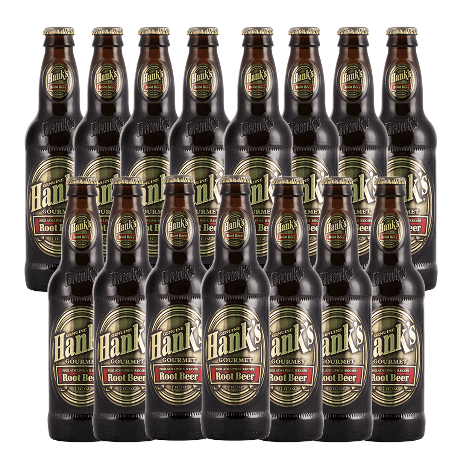 Hank's Genuine Gourmet Root Beer, 12 fl oz Bottles – Premium Craft Soda ...