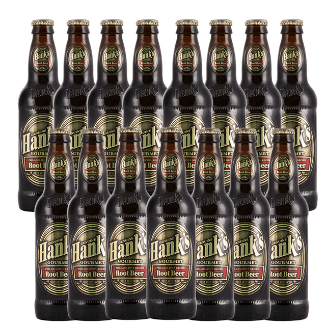 Hank's Genuine Gourmet Root Beer, 12 fl oz Bottles – Premium Craft Soda ...