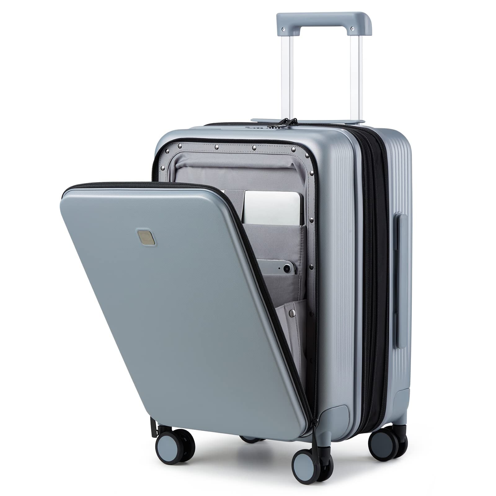 Free Shipping! Hanke 20 Inch Expandable Carry On Suitcase PC Hard Case ...