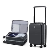 Hanke 20 Inch Top Open Carry On Luggage with Wheels Hard Shell ...