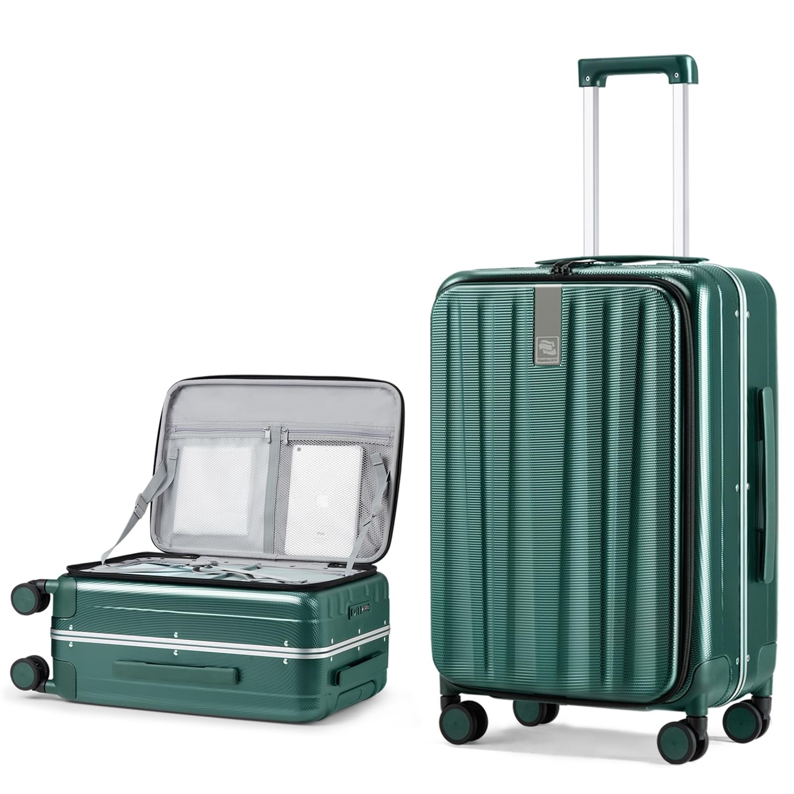 Hanke 26 Inch Large checked Luggage PC Hard Shell luggage Top Opening ...