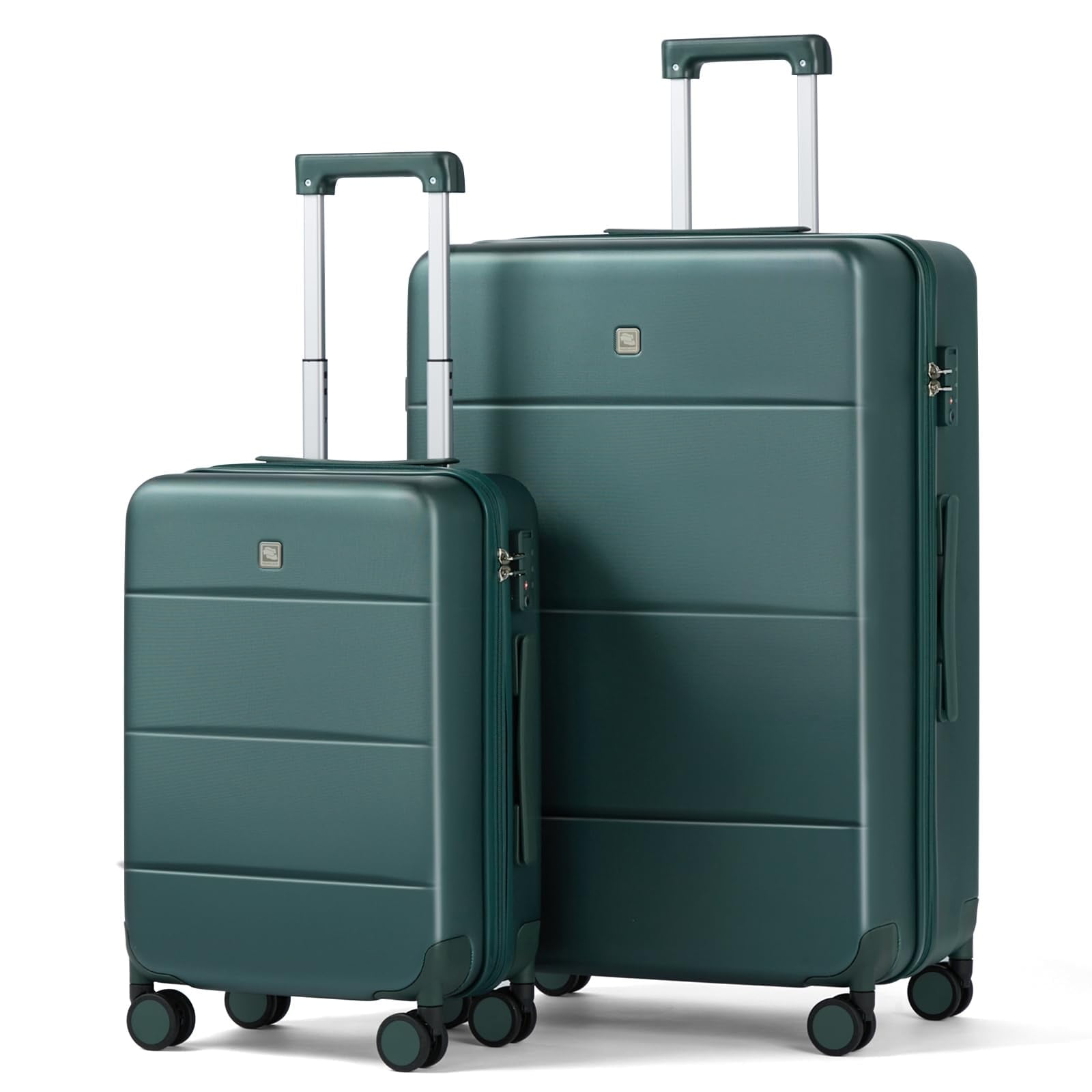 Hanke Luggage Sets 2 Piece with Spinner Wheels, 20/28 Inch Hard Shell ...