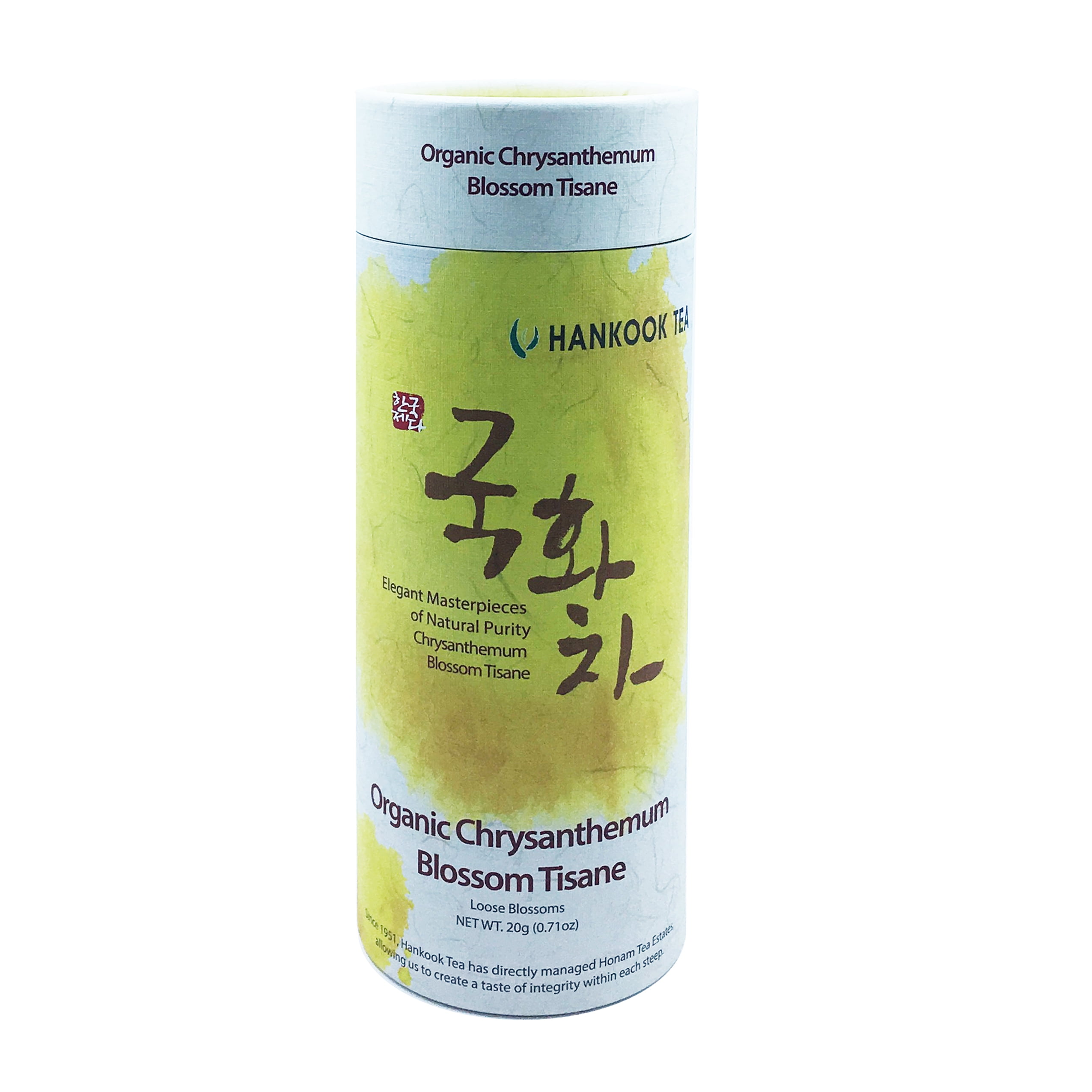 Hankook Tea Organic Chrysanthemum Blossom Tisane - 20g canister ...