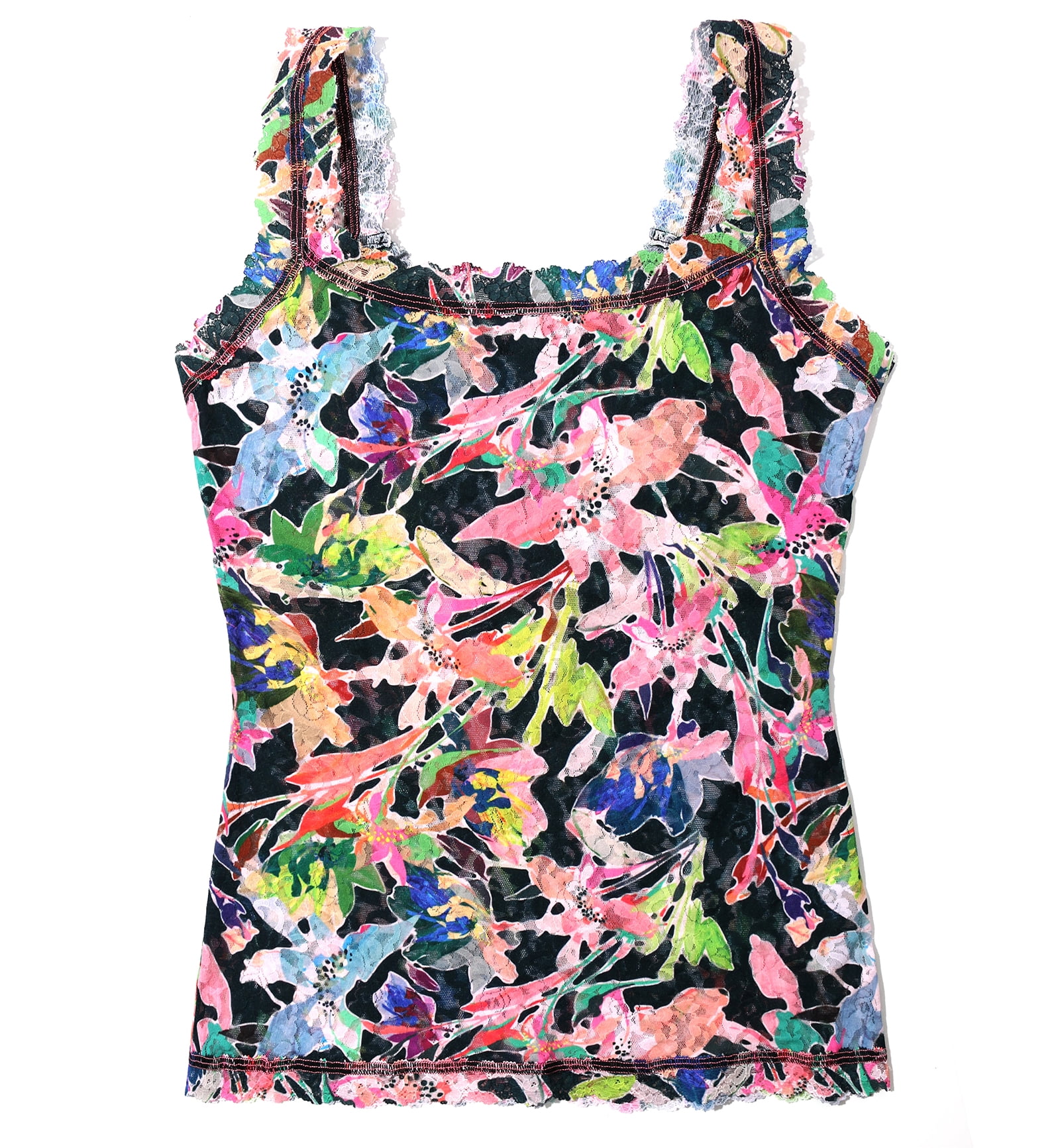 Hanky Panky Signature Lace Printed Unlined Camisole (PR1390L),Large ...