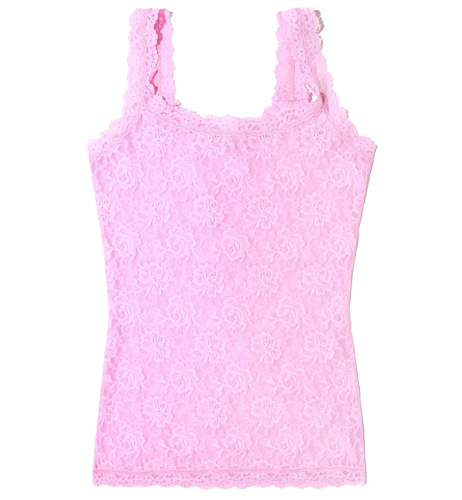 Hanky Panky Signature Lace Unlined Camisole (1390LP),XL,Cotton Candy ...