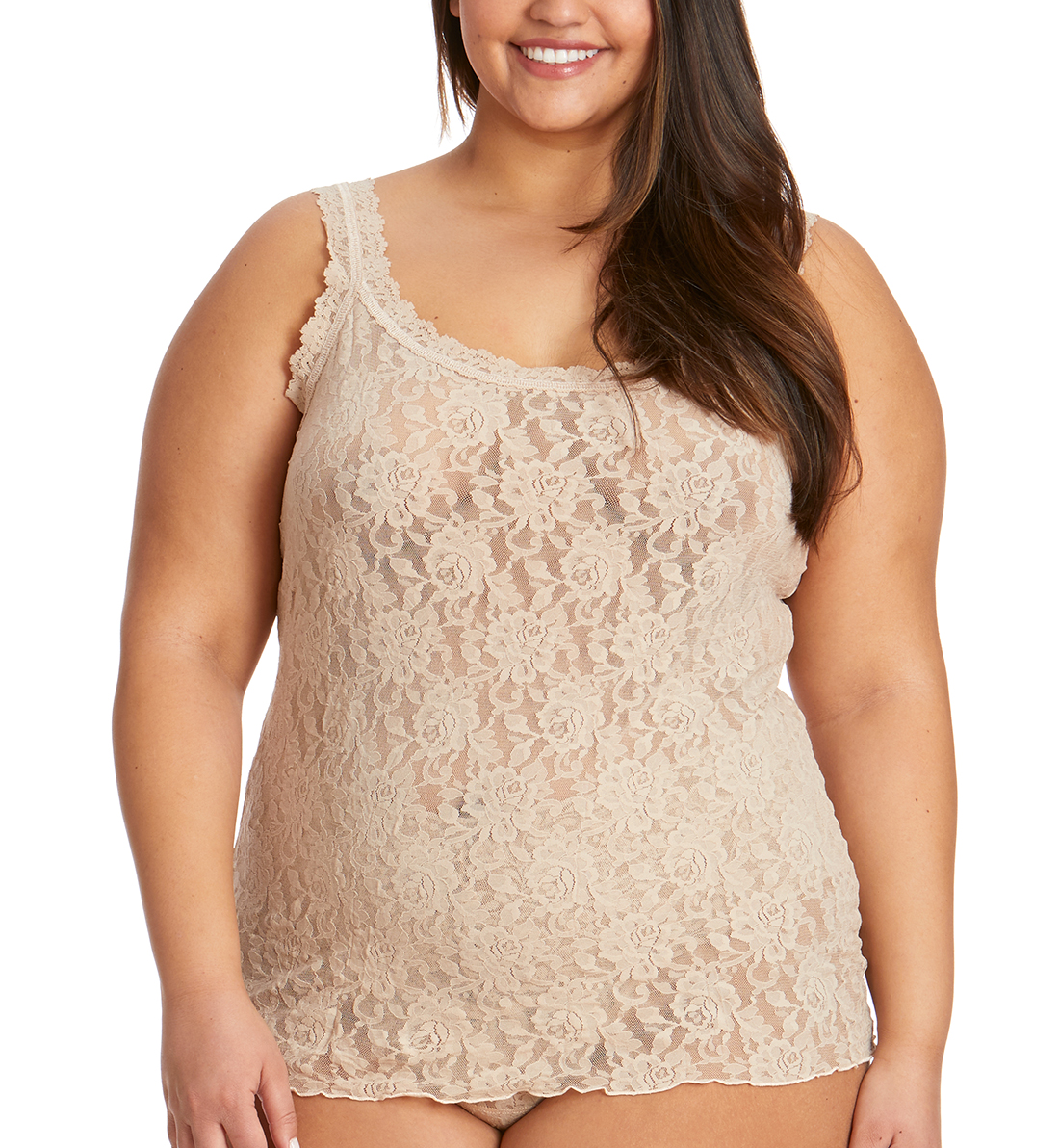 Hanky Panky Signature Lace Unlined Camisole PLUS (1390LX),2X,Chai ...