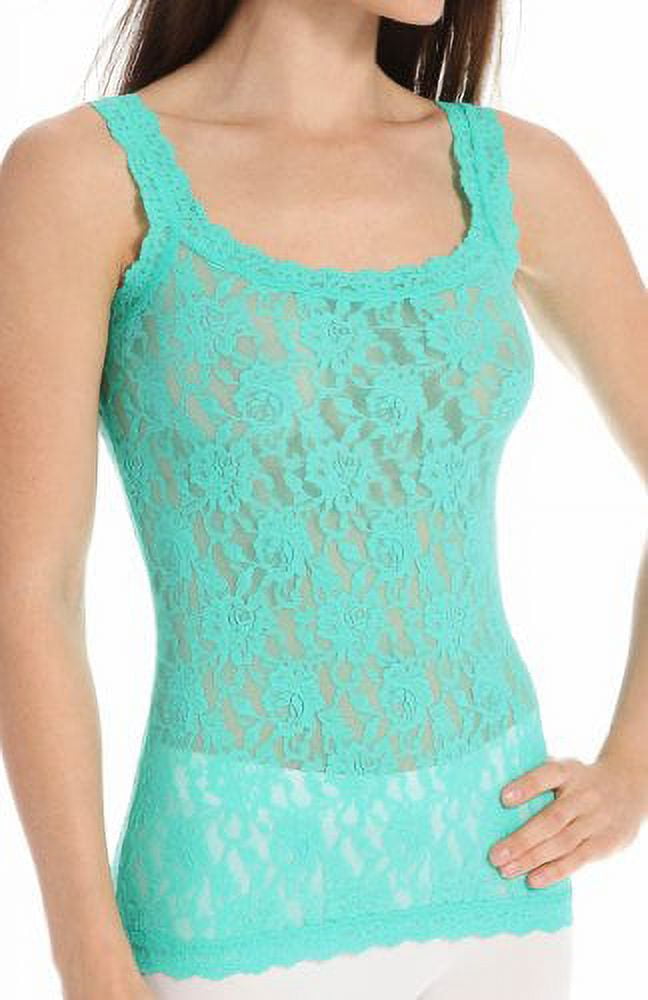 Hanky Panky Women's Signature Lace Unlined Cami Bay Breeze Green Tank ...
