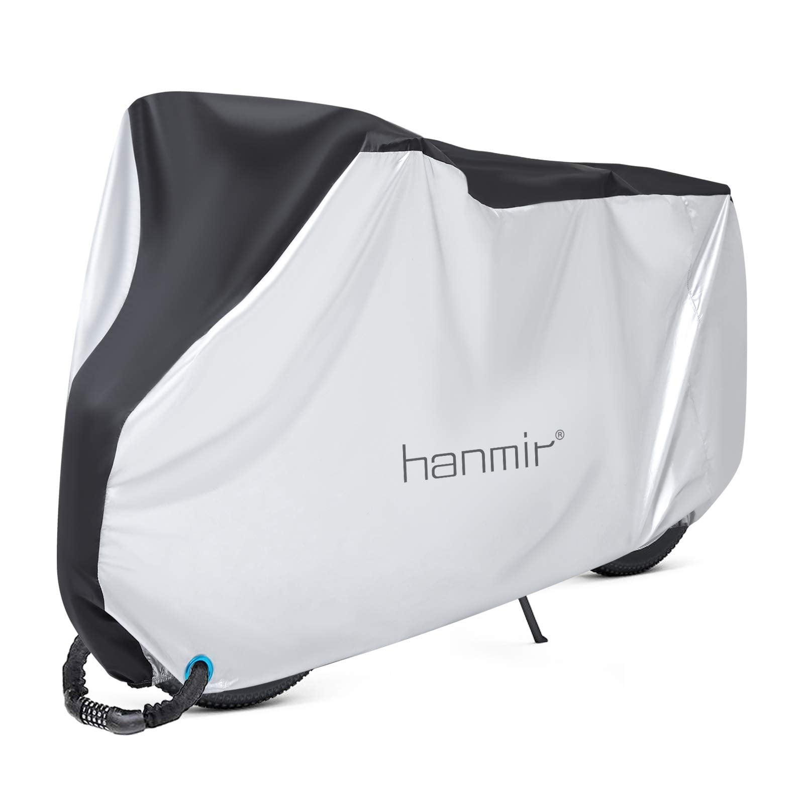 Hanmir Outdoor Bike Cover: Waterproof, Anti-Dust, UV Protection, Lock ...