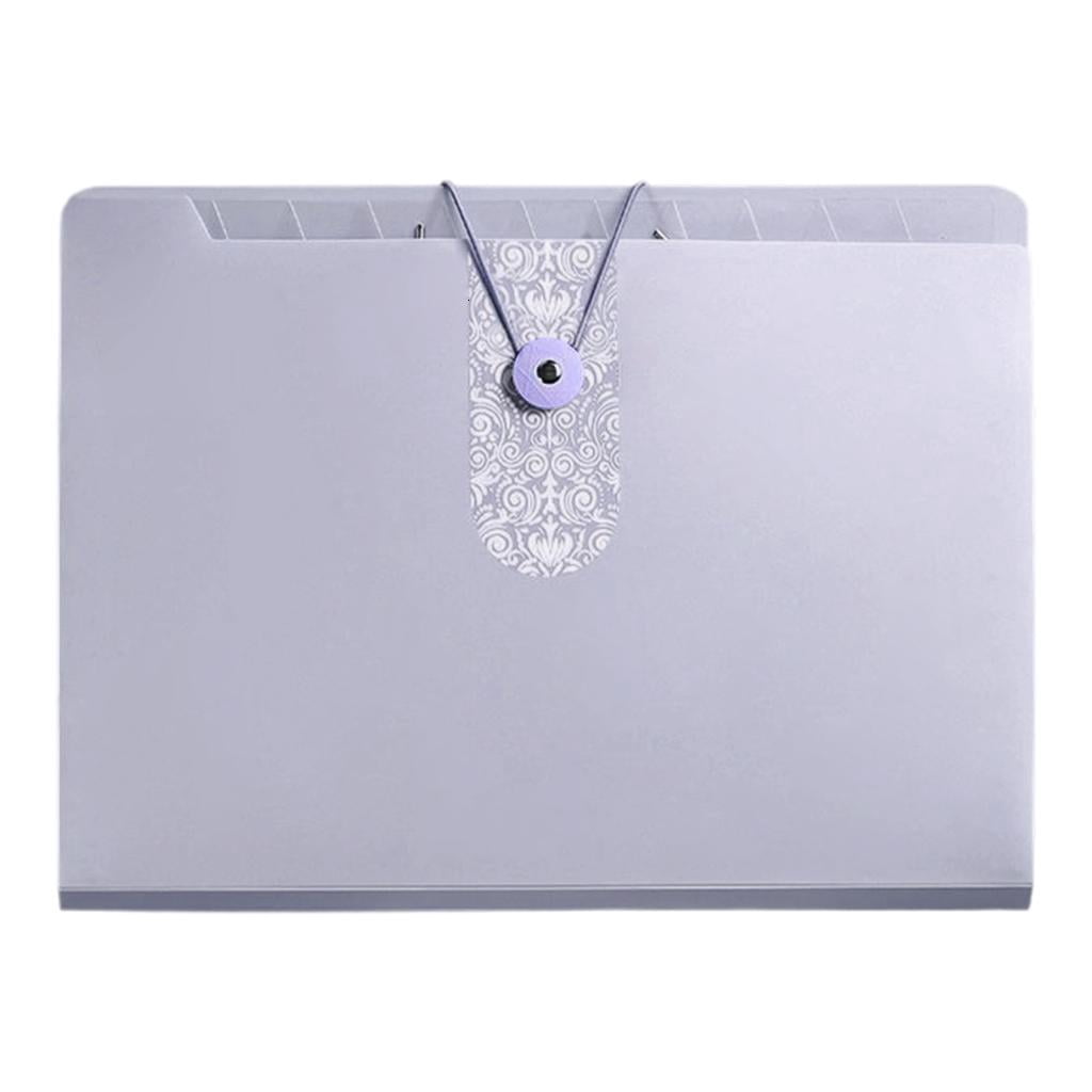 HannLk 12 Pocket Expandable Folder Letter Size Document Organiser for ...