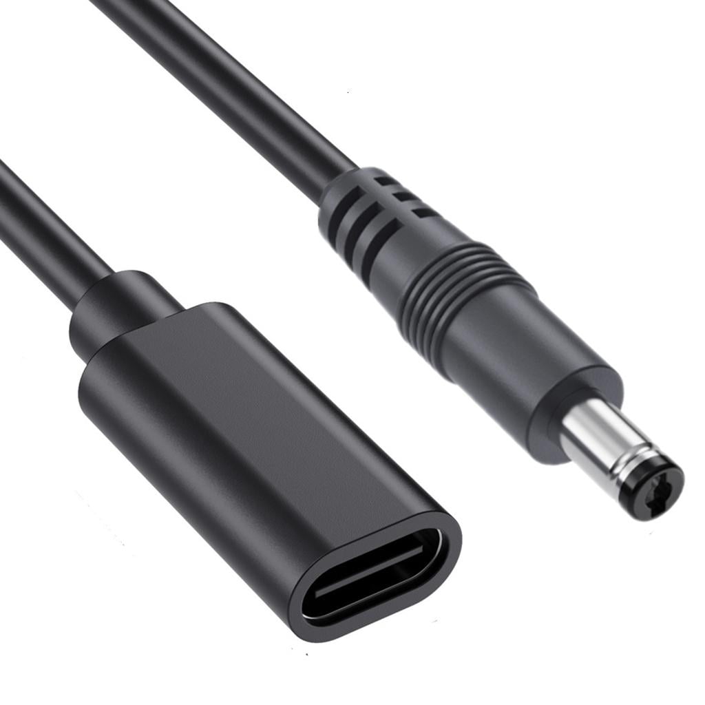 HannLk 3A Power Extension Cord Type C to DC5521 Male/Female Connectors ...