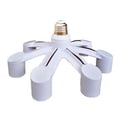 HannLk Adjustable Light Socket Splitter, E26/E27 Base Converter, Wide ...