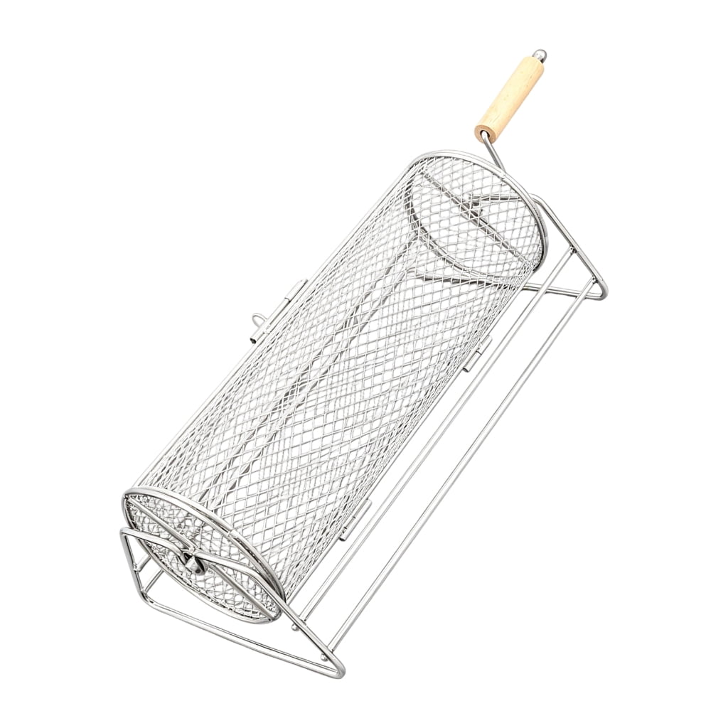 HannLk BBQ Wire Basket Heat Resistant Stainless Steel Texture Suitable ...
