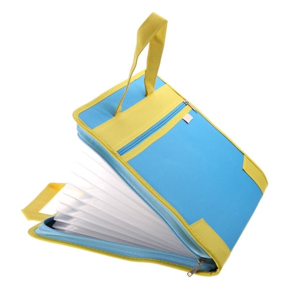 HannLk Durable Expanding File Folder Portable File Folder with Handle ...