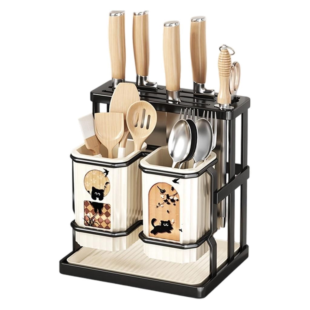 HannLk Modern Simple Cutlery Tray ABS Materials Dishware Display Rack ...