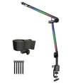 HannLk Solid LED Microphone Suspension Arm Stand For Studio Gaming ...